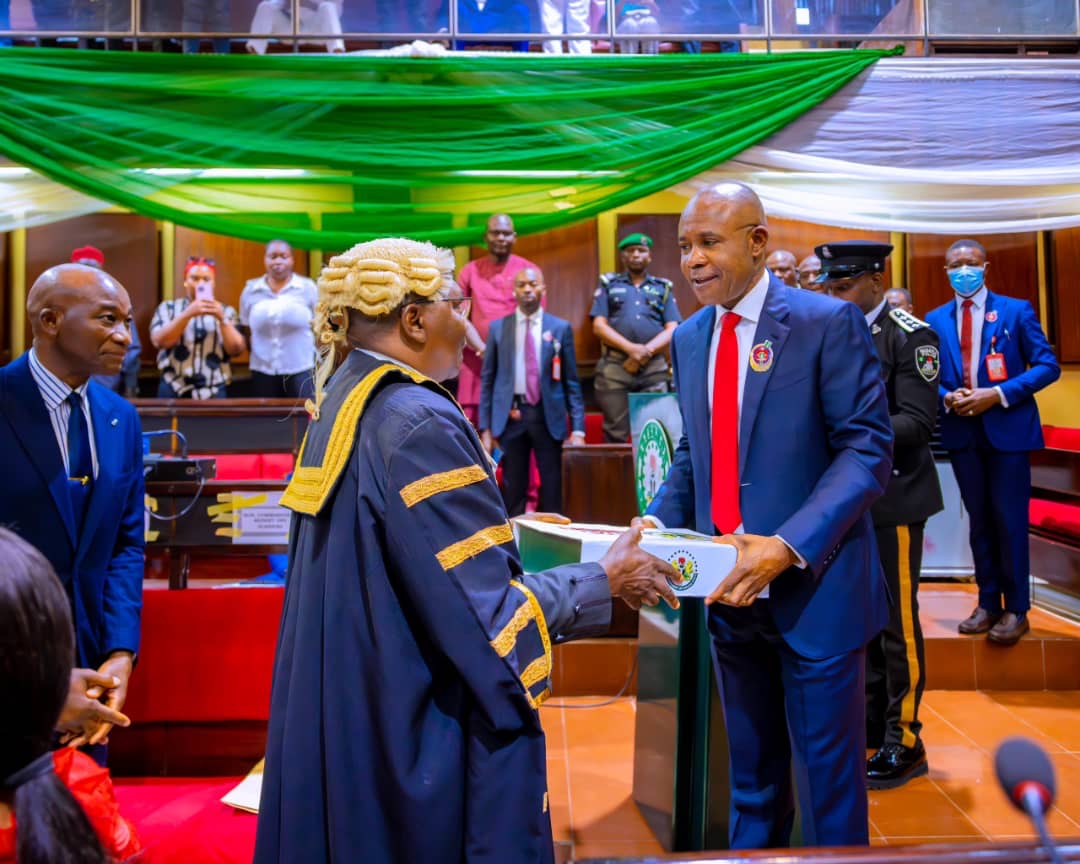 Gov Mbah Presents Record N971bn 2025 Budget to Enugu House of Assembly ...